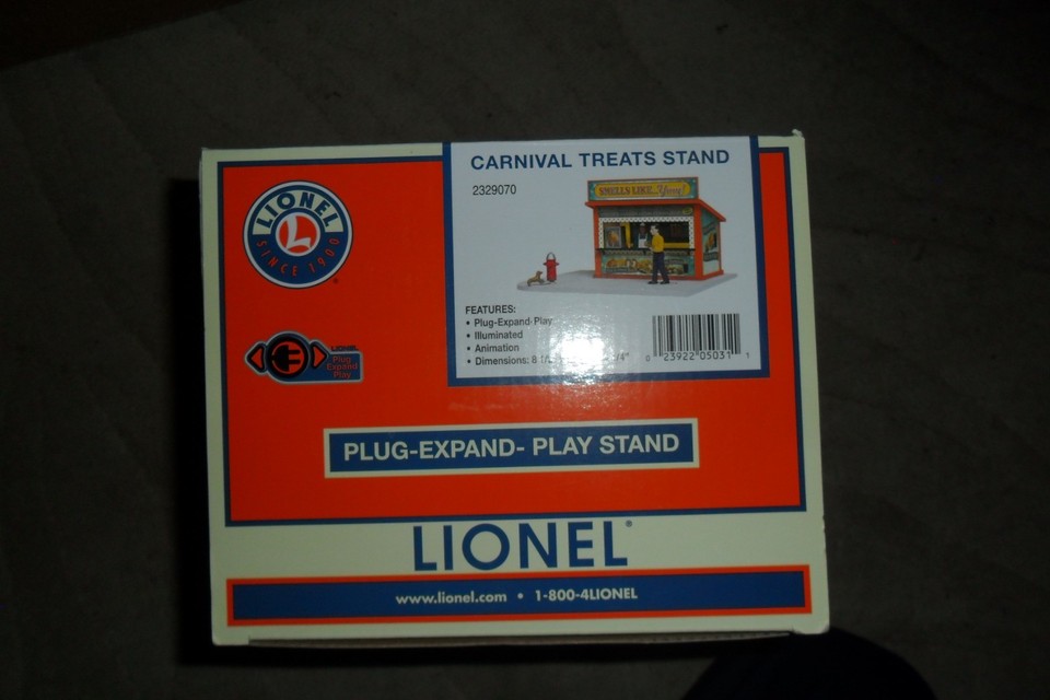 Lionel 2329070 Carnival Treats Stand O 027 Plug Expand Play 2023 New ...