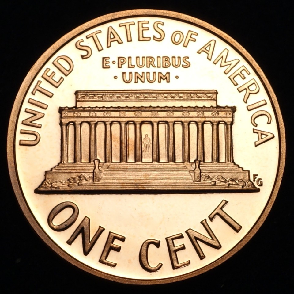 2001 S Lincoln Memorial Penny ~ Mint Proof from Original U.S. Proof Set ...