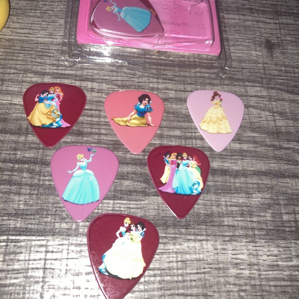 6 New washburn Disney Princess Guitar Picks For Gibson And Fender | eBay