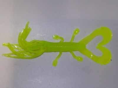 7 Pack 3"SKIRTED DOUBLE TAIL GRUB Soft Plastic Fishing Lure Bait Bass ...