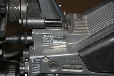 Sony DXC-D35 Camcorder with CA-537 Camera Adaptor, Viewfinder, Lens and ...