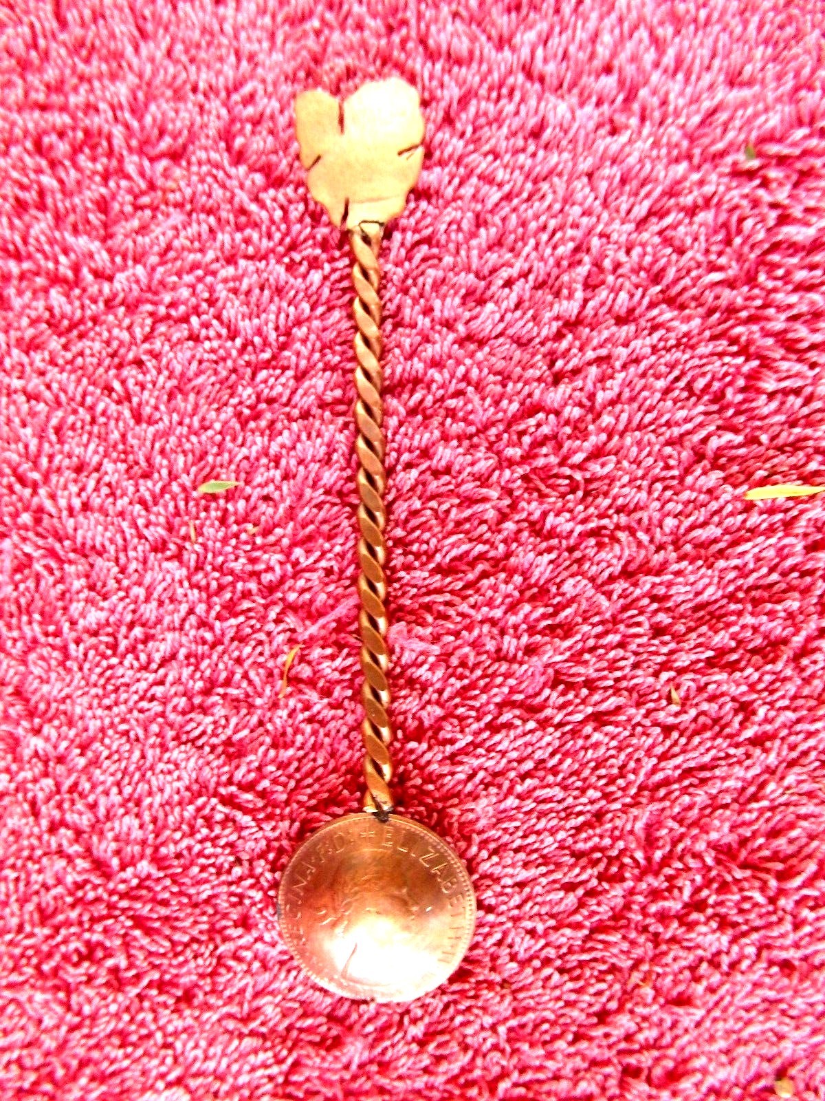 HAND MADE SOUVENIR 1962 AUSTRALIAN COPPER PENNY SPOON 14cm. | eBay ...