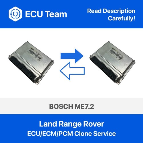 Land Rover ECU ECM PCM Cloning Service ME7.2 Bosch Engine Computer ...