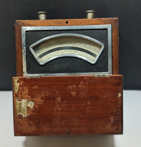 ANTIQUE KEYSTONE ELECTRICAL INSTRUMENT CO STEAMPUNK STYLE AMMETER | eBay