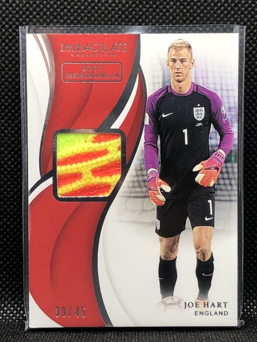2018-19 Immaculate Soccer #39/45 Joe Hart BOOT Memorabilia England | eBay