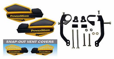Powermadd Ski-Doo Yellow/Black Star Handguards/Mount Kit OffRoad ...