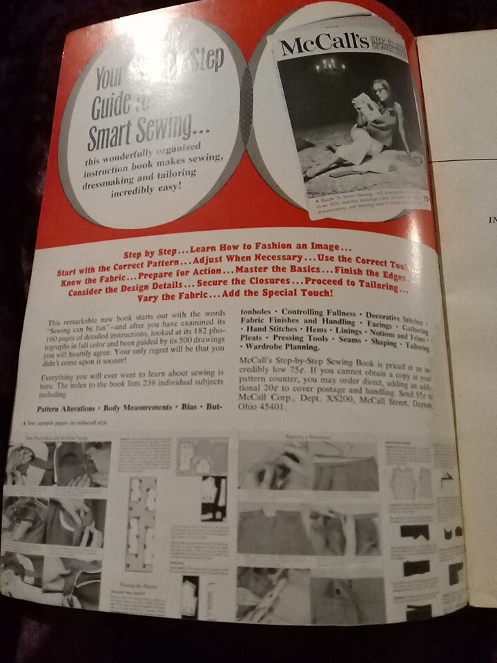 1965 McCall's Home Fashion Decorator Guide Creative Sewing MCM Mid ...