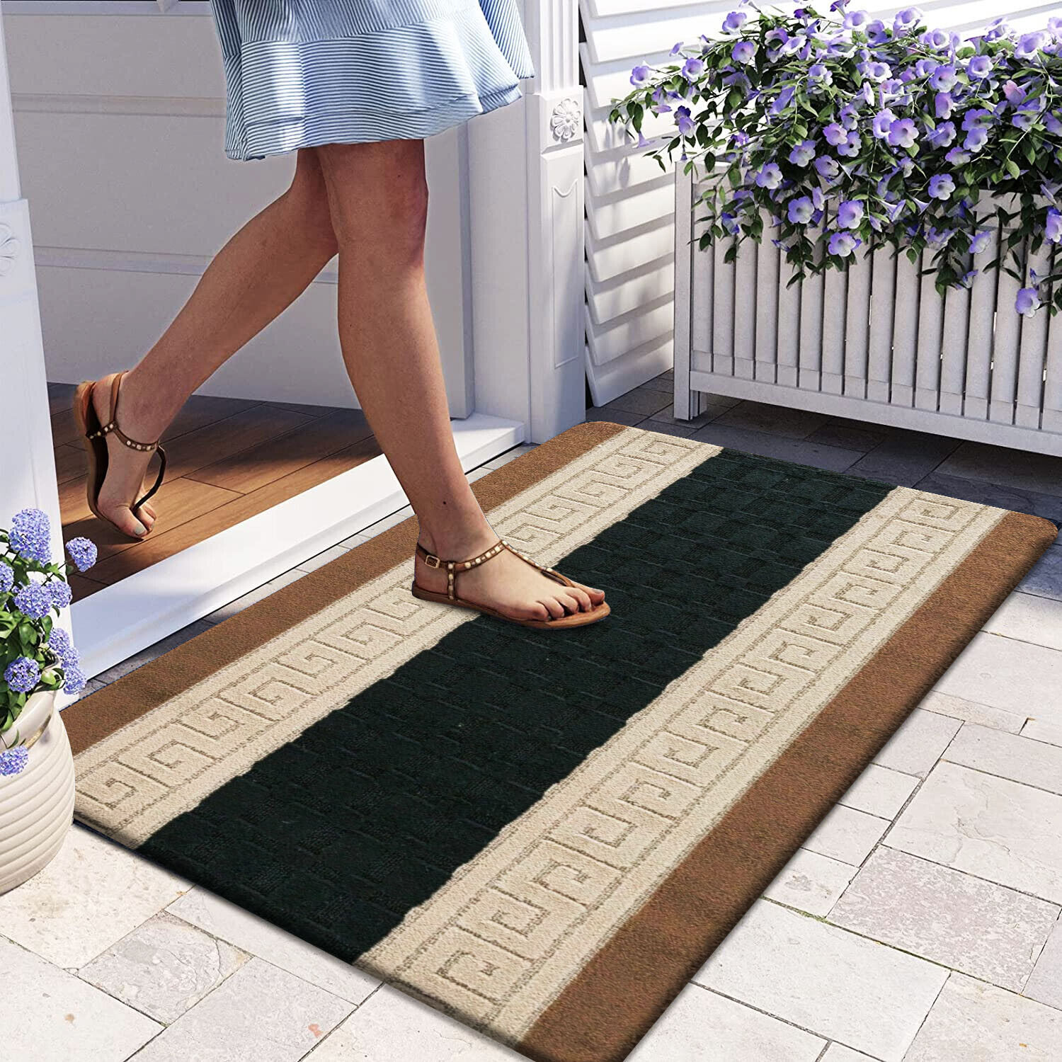 Non Slip Small Large Indoor Door Mat Washable Rugs Bedroom Kitchen ...