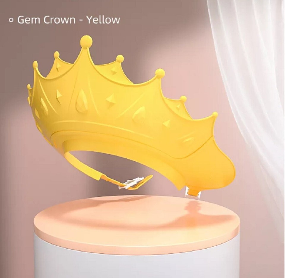 Kids Adjustable Shower Cap – Bath Shampoo Visor Hat, Hair Shield Water ...