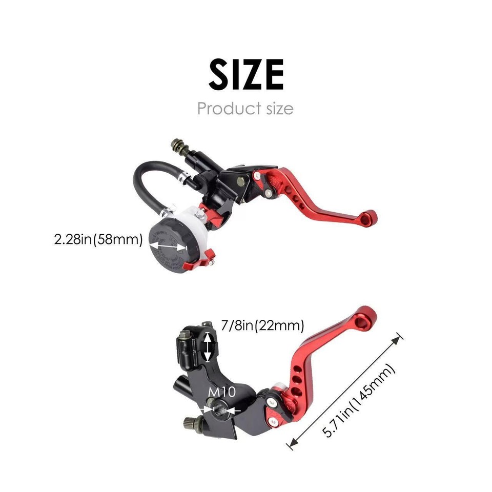 Fit For YAMAHA YZF R1 R1M R1S R6 R6S Front Brake Master Cylinder Lever ...