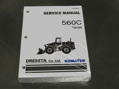 Komatsu Dressta 560C Wheel Loader Service Manual Repair Shop Book | eBay