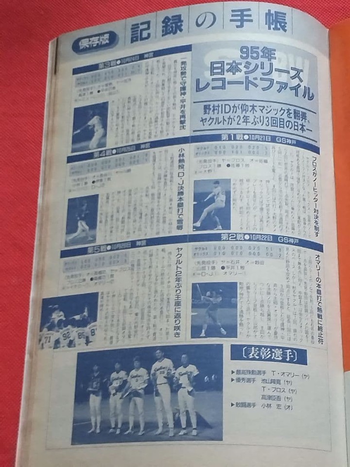 Weekly Baseball 95 Pro Baseball Records Special Edition Magazine | eBay