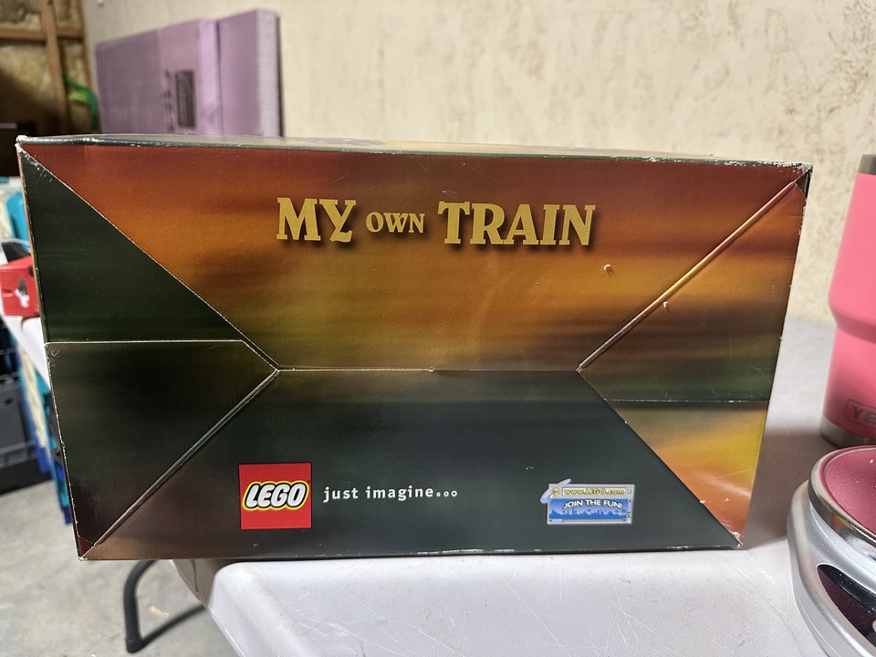 NIB LEGO My Own Train #3741/3742 Large Locomotive & Tender Black NEW IN ...