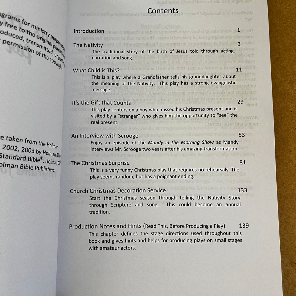 Christmas Plays for Small Churches Christmas Programs 5 Full Length ...