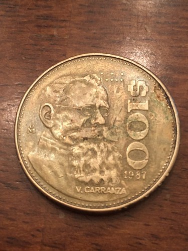 1987 MEXICO MEXICAN $100 PESO COIN | eBay