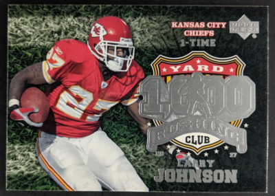 Larry Johnson 2006 Upper Deck 1000 Yard Rushing Club 1KR-LJ Football ...