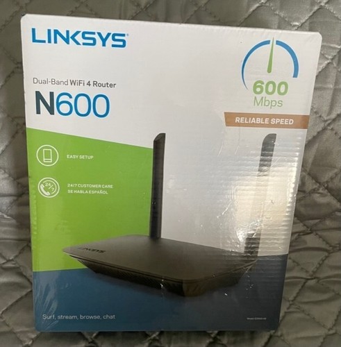Linksys Dual-Band WiFi 4 Router, 600 Mbps, New in Box | eBay