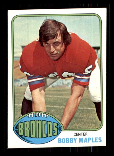 1976 Football Topps Bobby Maples Denver Broncos #384 | eBay