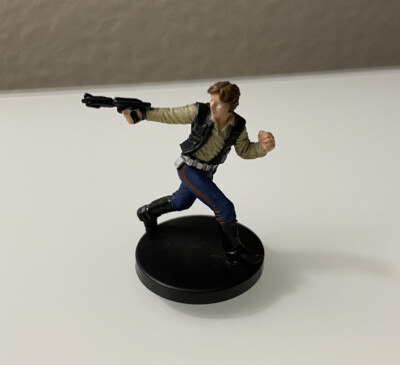 Han Solo, Scoundrel - WOTC Star Wars Miniatures VR w/ card | eBay