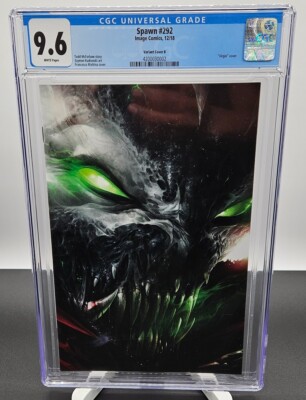 SPAWN #292 CGC 9.6 2018 Francesco Mattina Virgin Cover B Variant - Image Comics | eBay