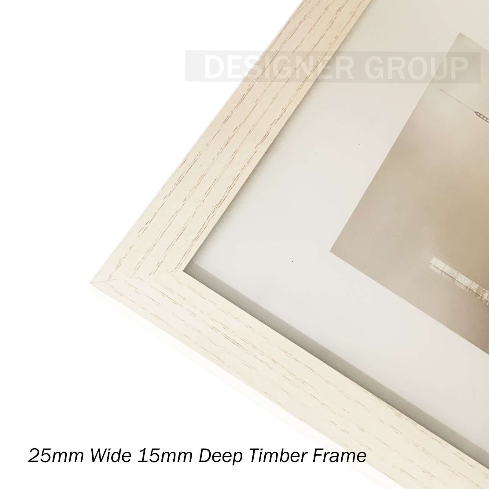 MDF Fashion Wooden Look Photo Frame with Natural Timber Finish 10 Sizes ...