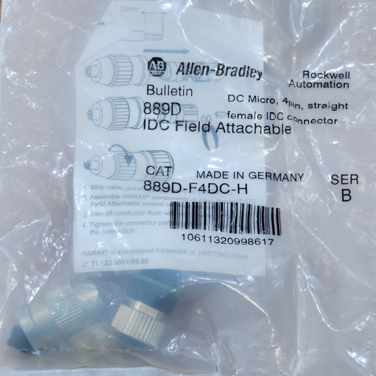 Allen-Bradley 889D-F4DC-H Dc M12 Micro 889D Dc for sale online | eBay