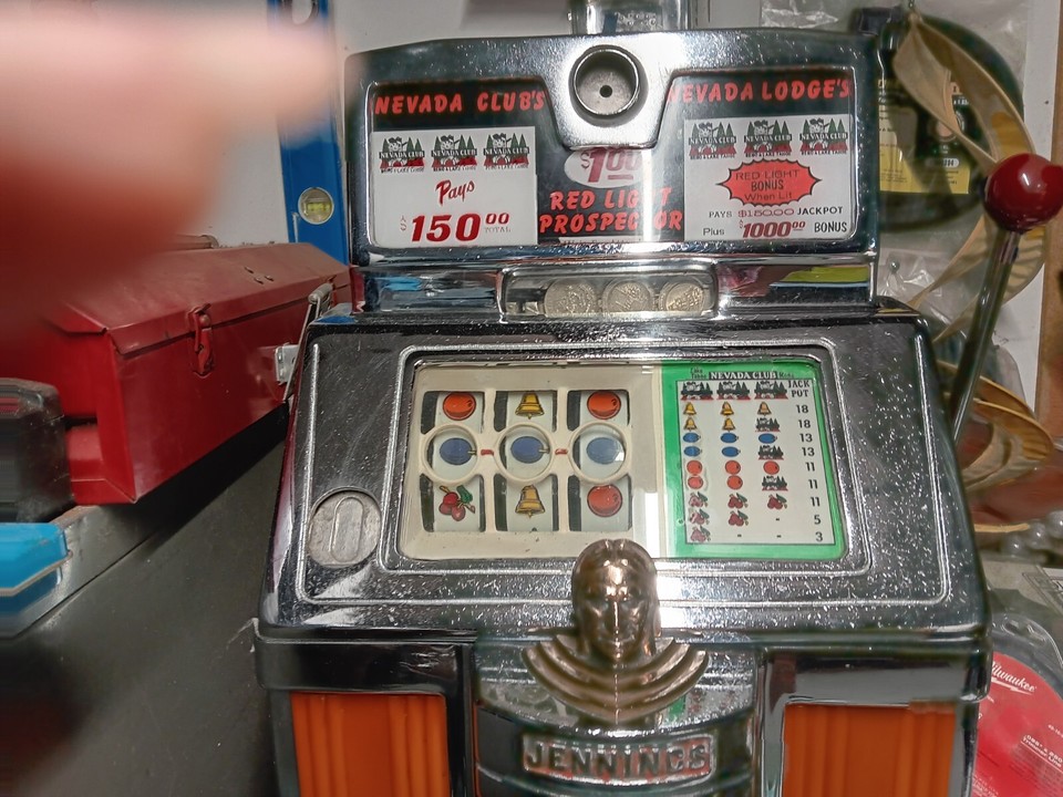 jennings prospector one dollar slot machine | eBay