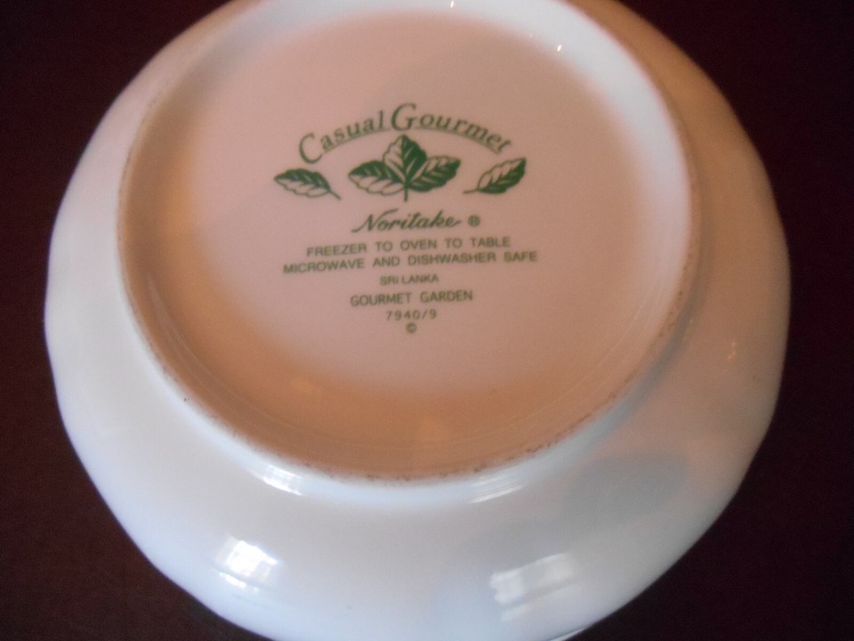 Noritake "Gourmet Garden" Round Vegetable Bowl #7940/9 | eBay