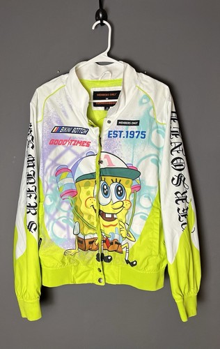 Members Only x Nickelodeon SpongeBob SquarePants Jacket Size 2X Neon ...