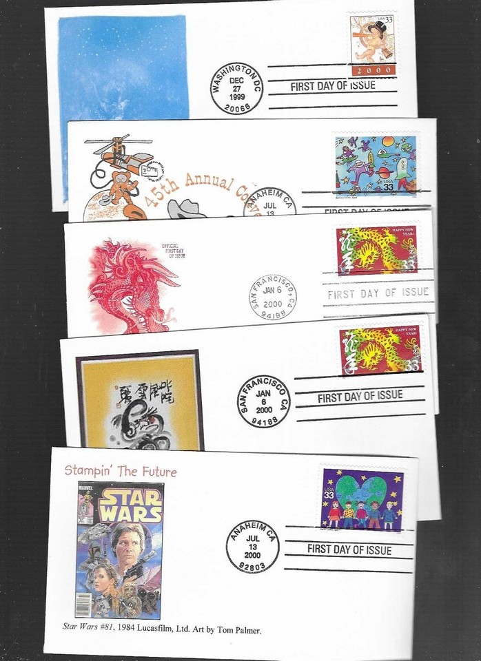 US FDC FIRST DAY COVERS 1990 TO 2000 COLLECTION LOT OF 33 BETTER | eBay