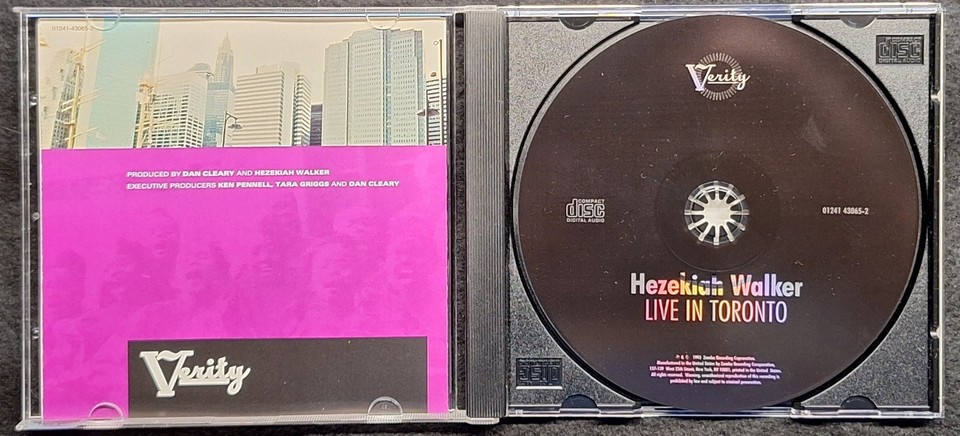 Hezekiah Walker Live In Toronto CD 1993 Gospel Verity Label | eBay