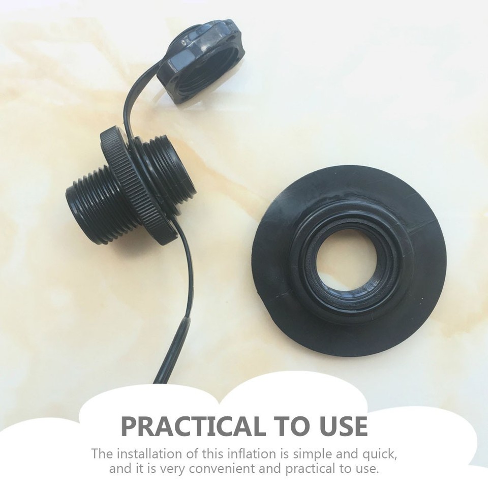 Inflatable Boat Air Nozzle Kayak Spiral Air Plug Quick Inflate Screw ...
