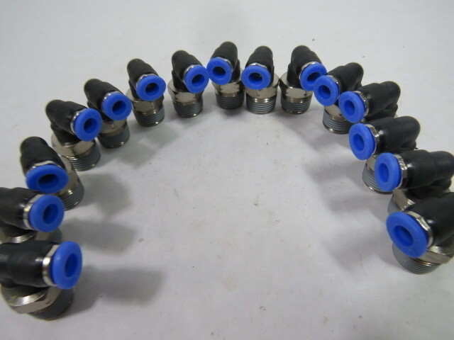 SPC PL-1/4-N03U Male Elbow Fitting 1/4"OD 3/8"NPT NOP for sale online ...