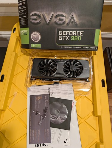 EVGA GeForce GTX 980 GAMING 4GB GDDR5 Graphics Card ~ Complete in Box ...