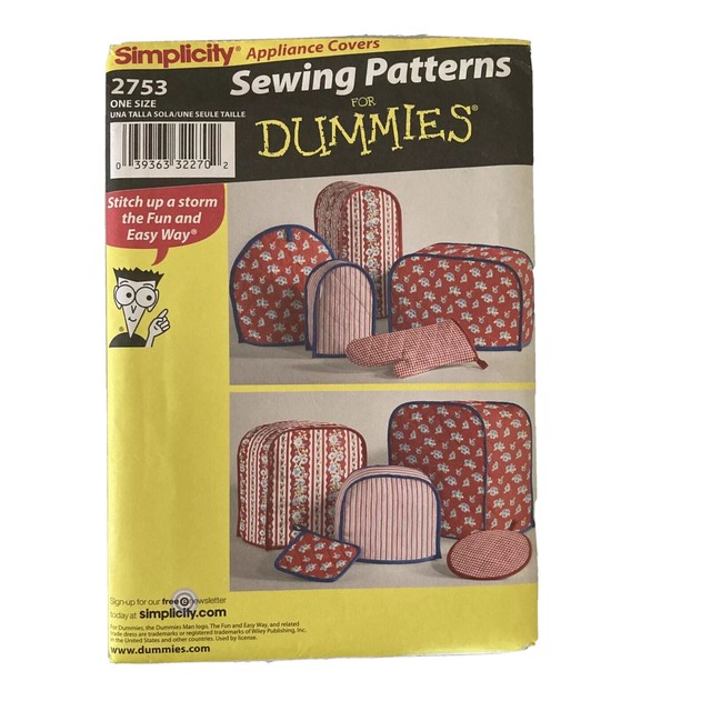 Simplicity Pattern 2753 Kitchen Appliance Covers Mitt Pot Holders for ...