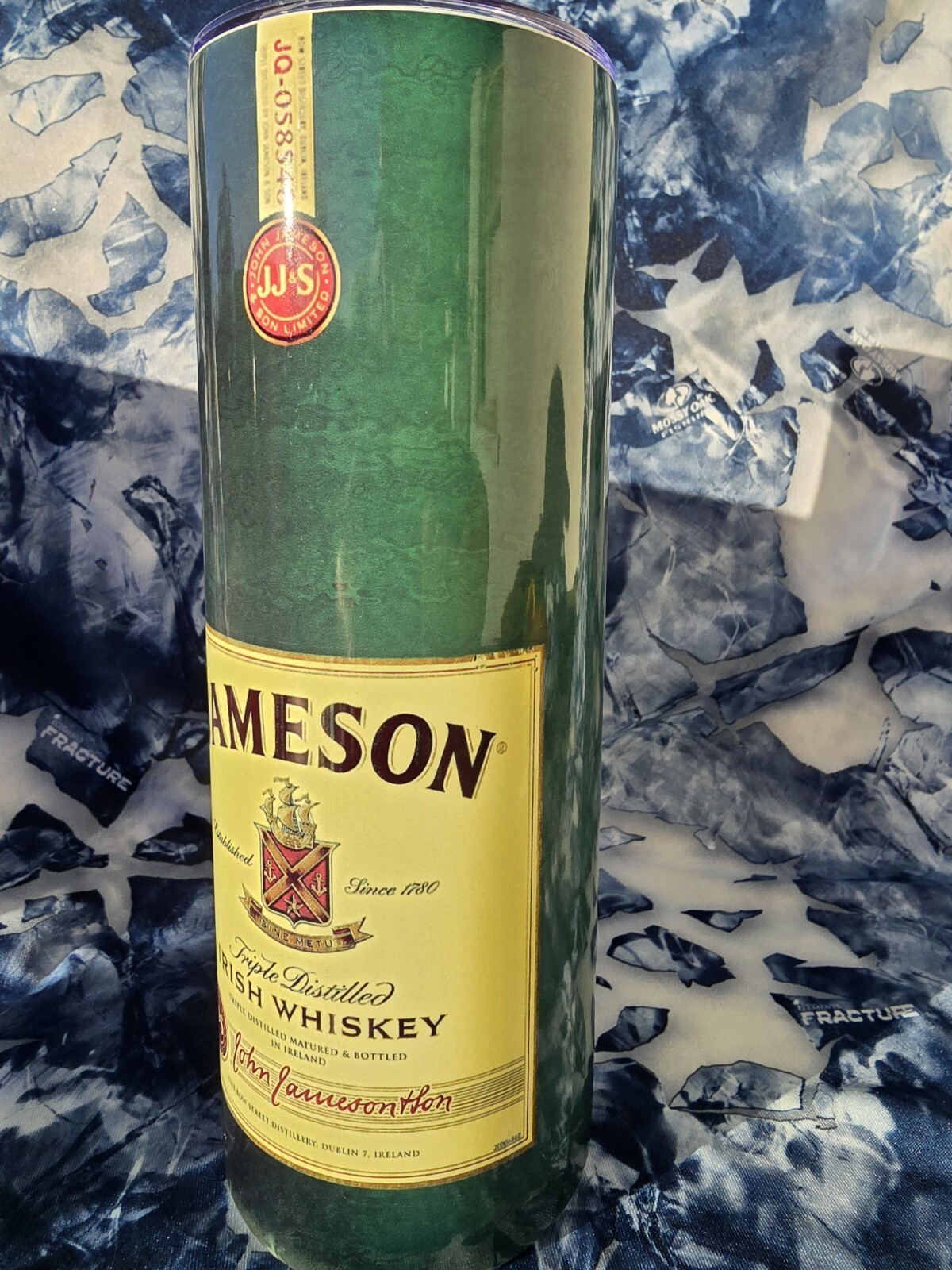 JAMESON IRISH WHISKEY TUMBLER- One 20oz Metal Insulated Tumbler, Lid ...