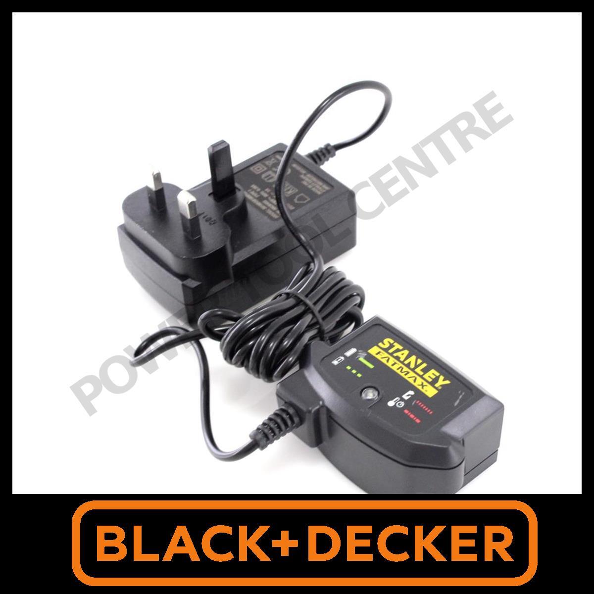 Stanley FatMax 18v Volt Charger Replacement for Cordless Drills FMC608 ...