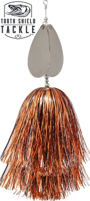 Tooth Shield Tackle 310 Musky Bucktail Muskie Inline Spinner ...