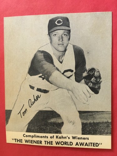 KAHN'S WEINERS Baseball Card, 1957 Tom Acker | eBay