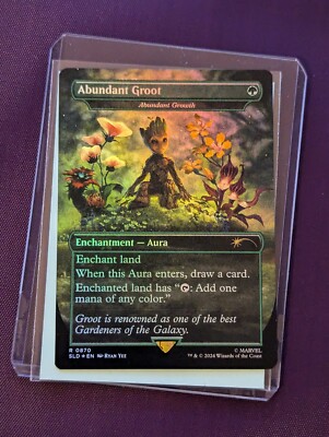 Abundant Groot Marvel Secret Lair Bonus Chase Card NM | eBay