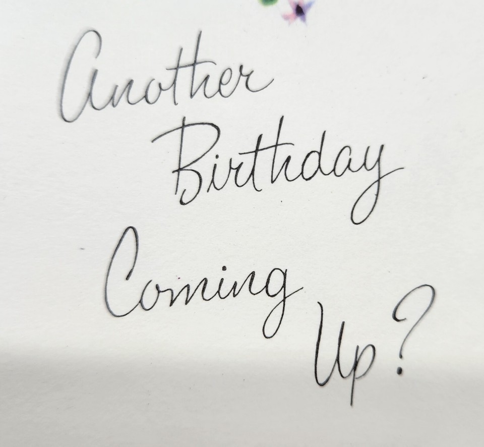 Vintage Weather Balloon Gentleman and A Lady Flowers Card | eBay