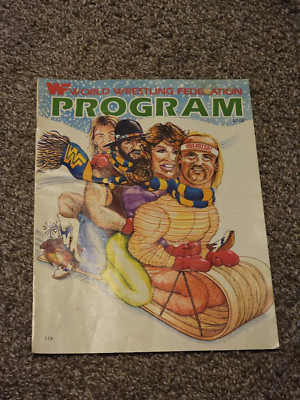 wwf PROGRAM VOLUME 119 W/LINEUP SHEET wrestling MAGAZINE HULK HOGAN | eBay