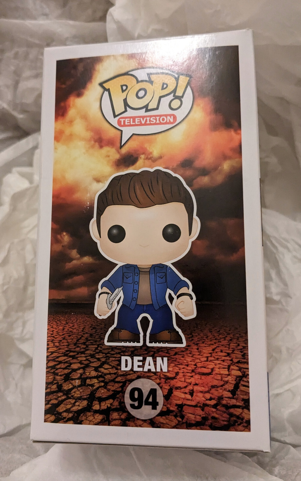 Dean Funko Pop! 94 | Hot Topic Pre-Release Exclusive Supernatural #94 ...