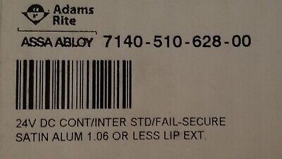 ADAMS RITE 7140-510-628-00 Electric Strike, 24VDC, Fail Secure ...