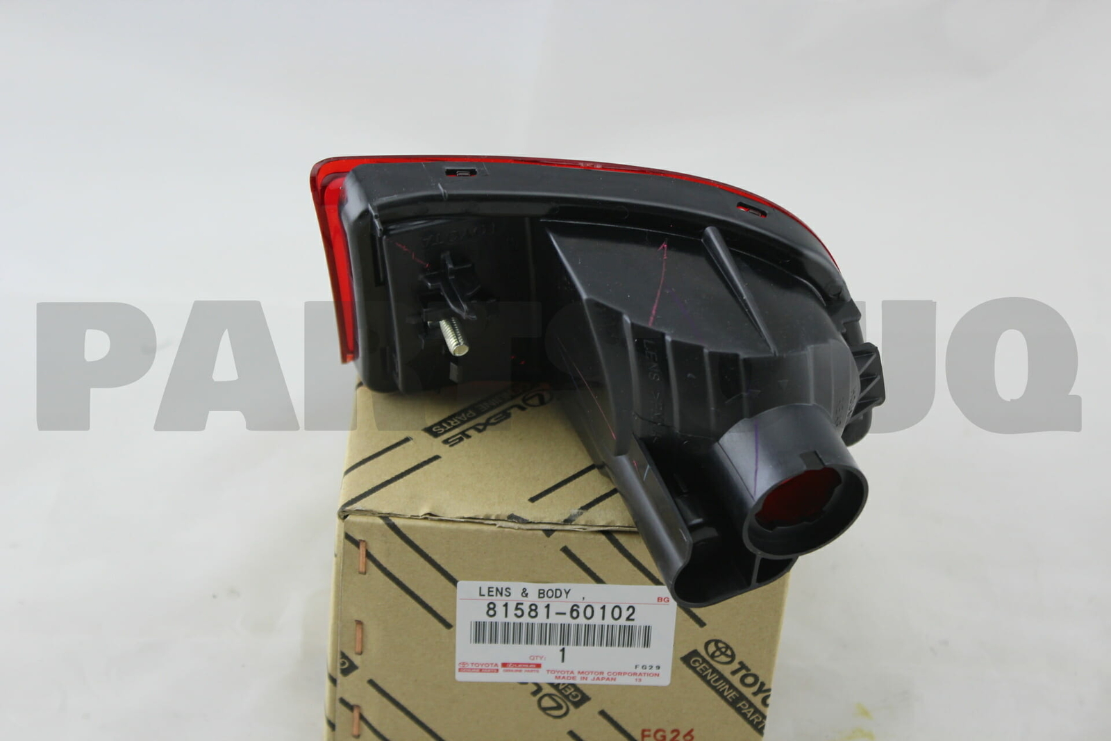 8158160102 Genuine Toyota LENS AND BODY, REAR LAMP, RH 81581-60102 | eBay