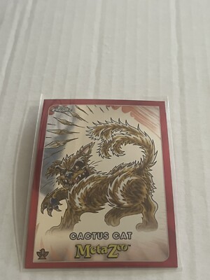 2022 Topps Chrome Metazoo Cactus Cat Base | eBay