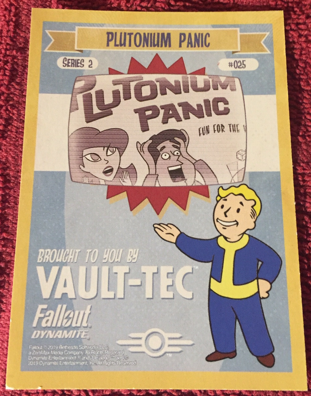 Fallout Trading Card Plutonium Panic Holofoil Series 2 2019 Series | eBay
