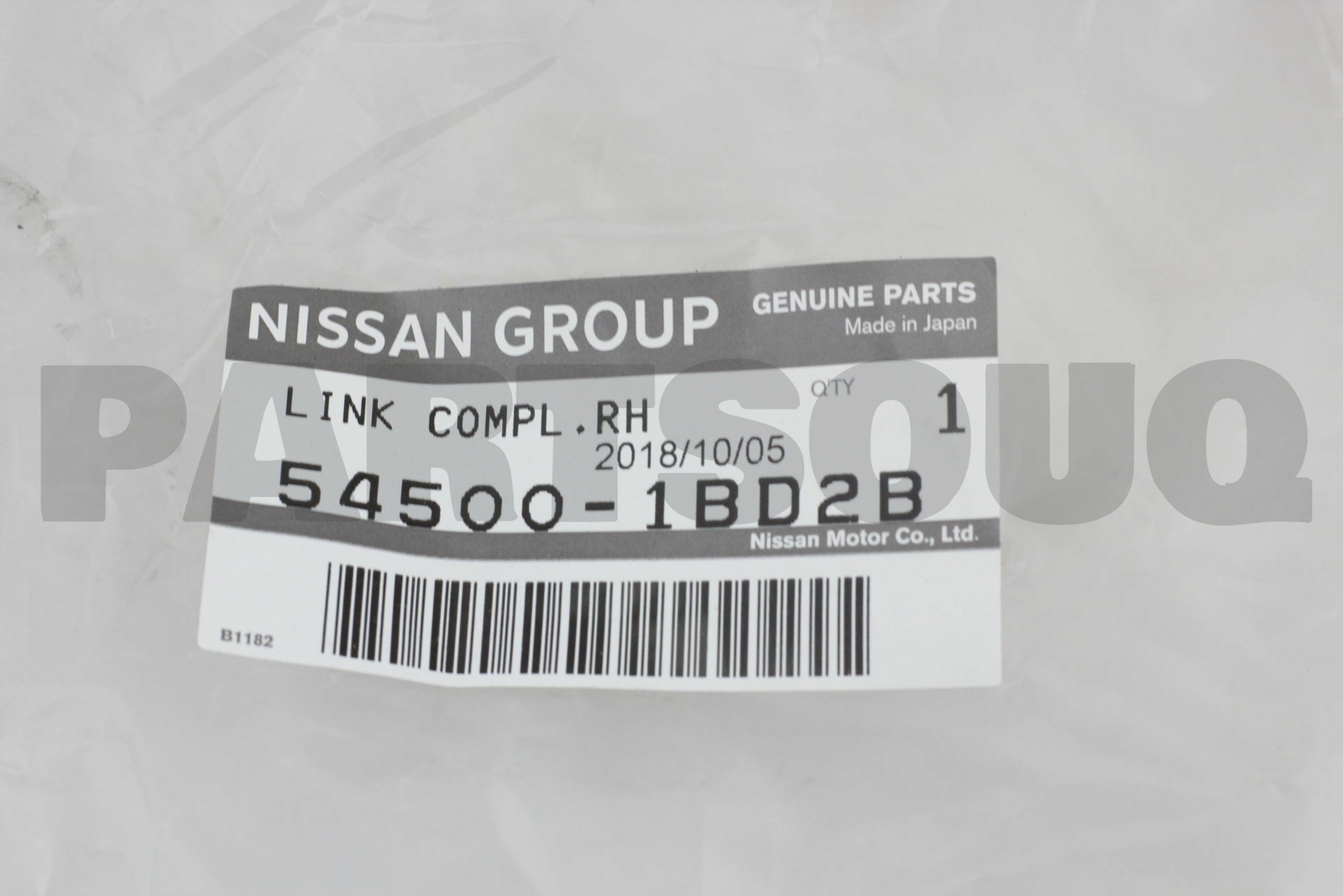 545001BD2B Genuine Nissan LINK COMPL,RH 54500-1BD2B | eBay