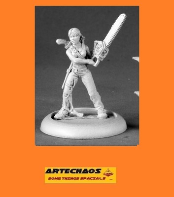 CHASSEUSE DE ZOMBIE HUNTER /50153/REAPER METAL MINIATURE | eBay
