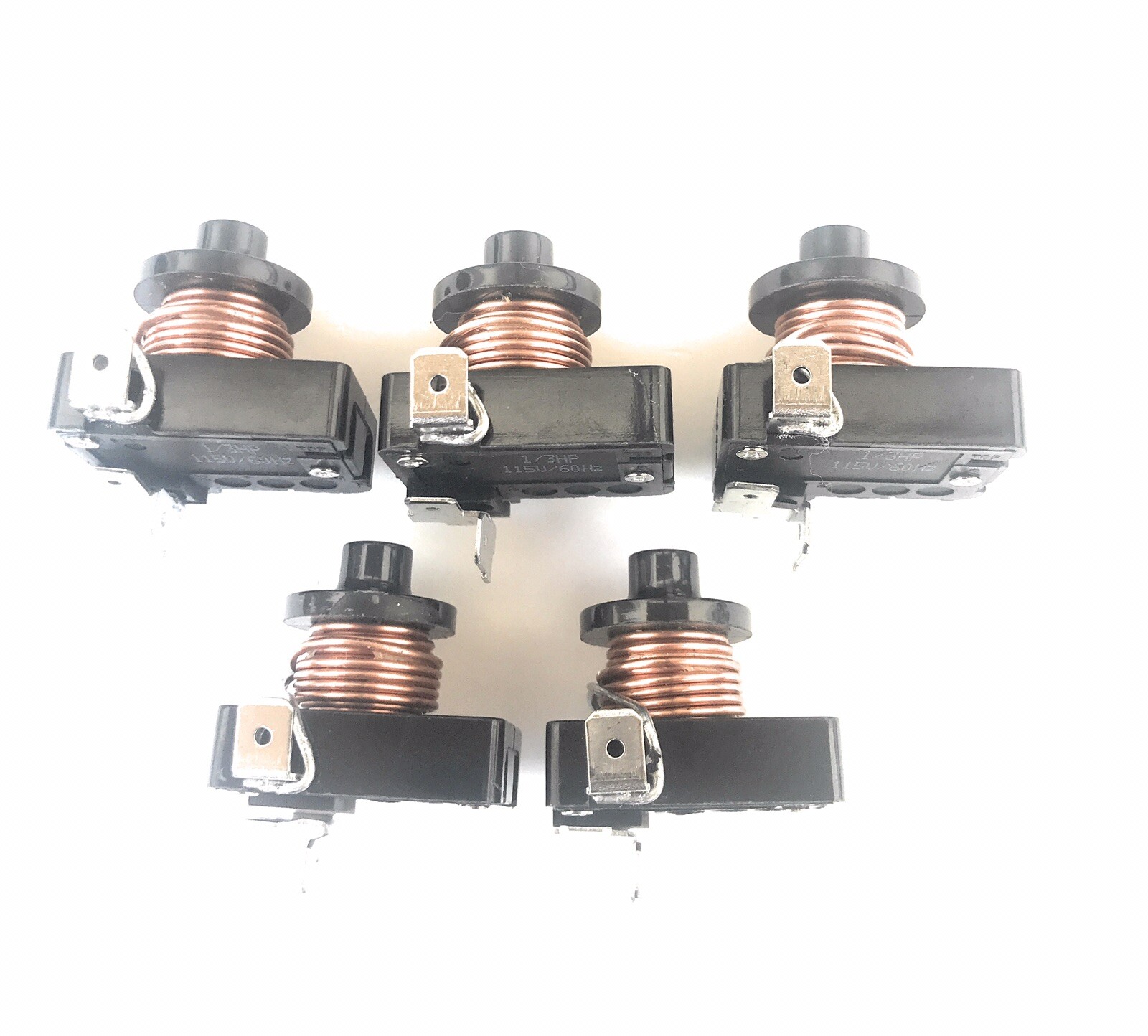 5 Pcs Refrigerator Starter Fractional Relays 1/3 HP-115 V Compressor ...